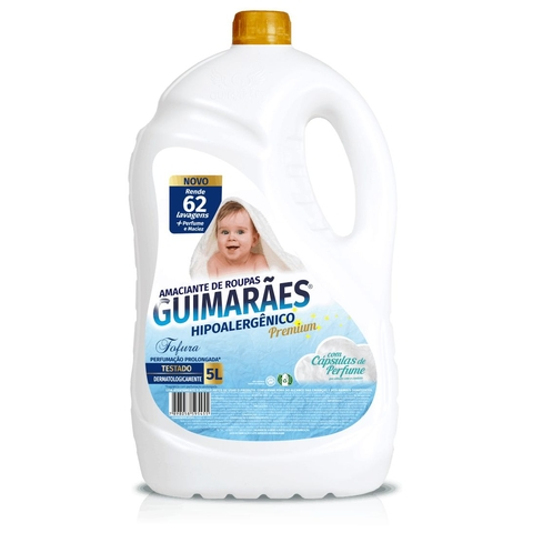 Amaciante Hipoalérgico Fofura 5L - Guimarães - Top Smart Clean